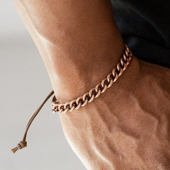 paparazzi | Accessories | Paparazzi Tiebreaker Copper Urban Unisex ...